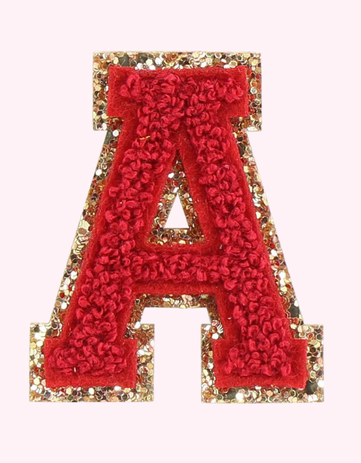 Glitter Letter Patches – Pink Magnolia Boutique LLC